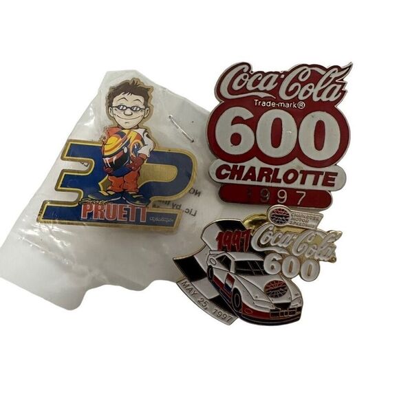 Nascar | Accessories | Vintage Nascar Racingpin Labels Bundle | Poshmark